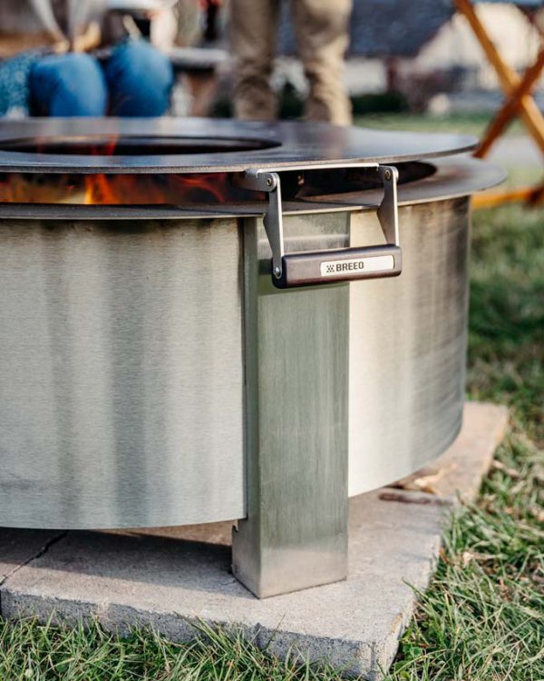 BREEO Smokeless Fire Pits Searplate™ Griddle Series X30 | Glyndon Gardens